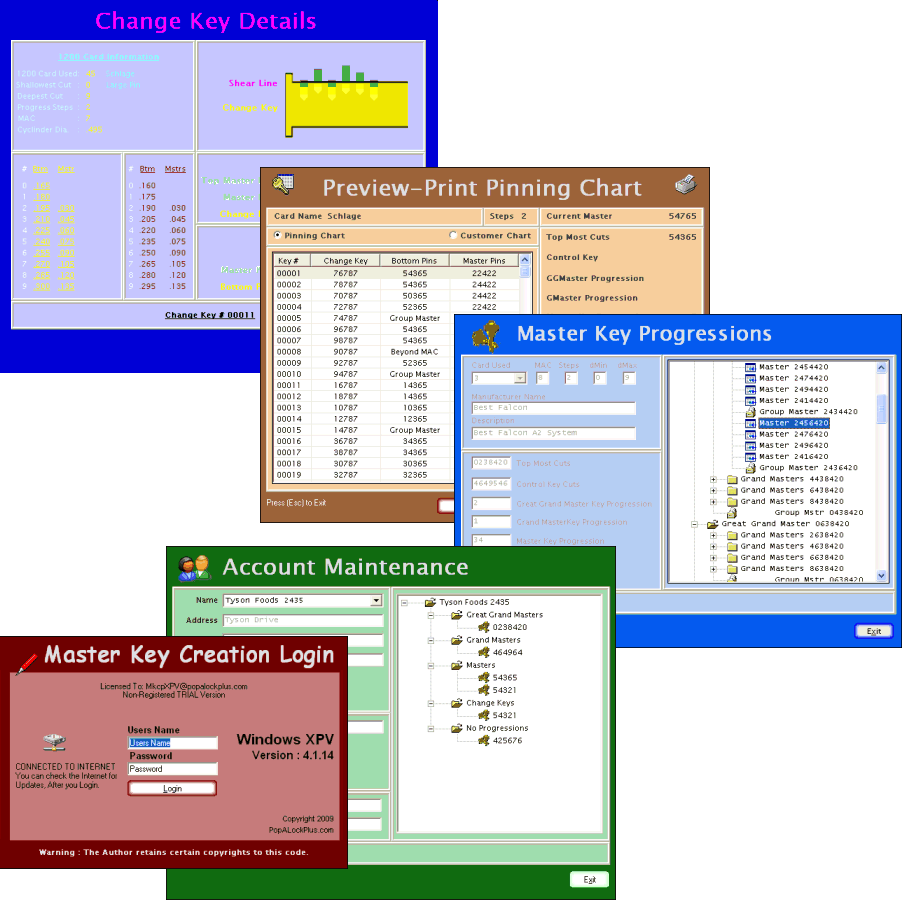Master key creation program XPV